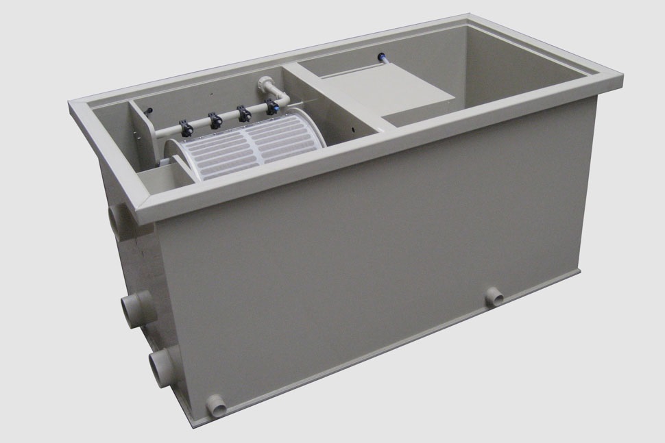 Filtreco Basic Combi Drum Filter 25 - gravitační zapojení